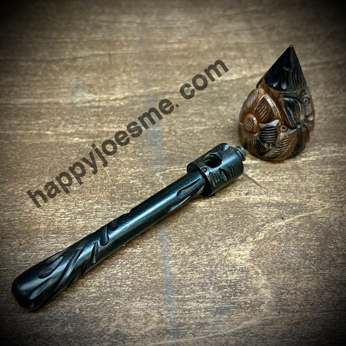 Floral Wooden Concealed Pipe – Happy Trails Inc & Joe's Smoke Shop