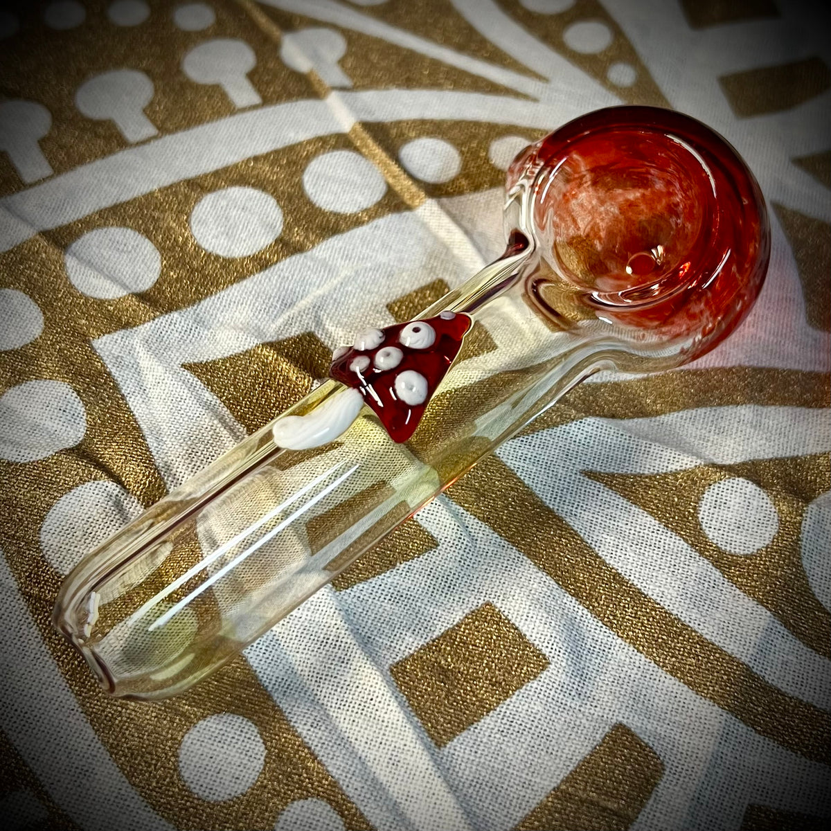 4” Color Frit Head W/Design On Top Handpipe – Happy Trails Inc & Joe's ...