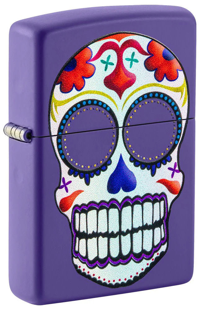 Sugar Skull Zippo – Happy Trails Inc & Joe's Smoke Shop