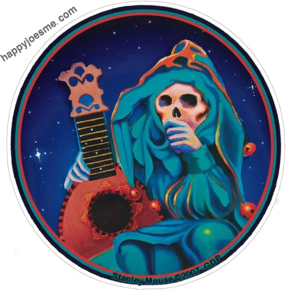 Grateful Dead Jester Sticker – Happy Trails Inc & Joe's Smoke Shop