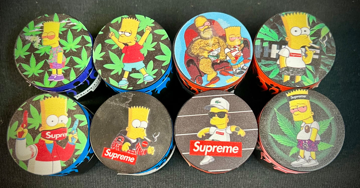 40mm 4 Stage Grinder Simpsons – Happy Trails Inc & Joe's Smoke Shop