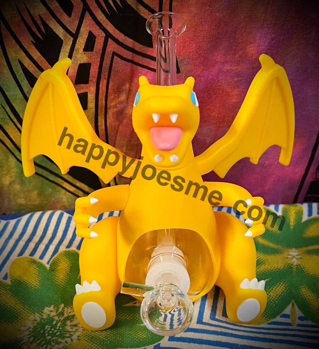Silicone/Glass Charizard Waterpipe – Happy Trails Inc & Joe's Smoke Shop