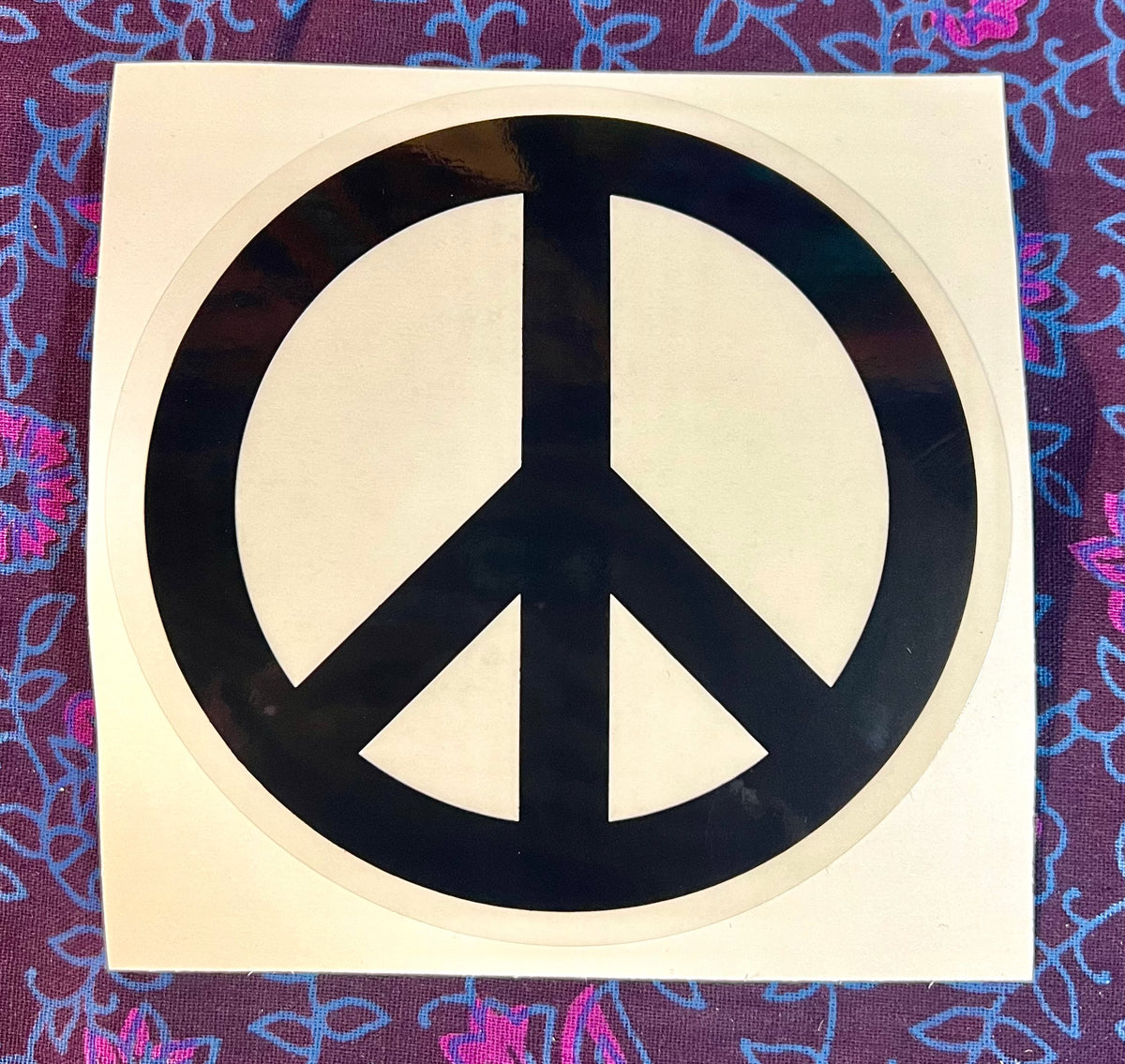 Peace Sign Window Sticker – Happy Trails Inc & Joe's Smoke Shop