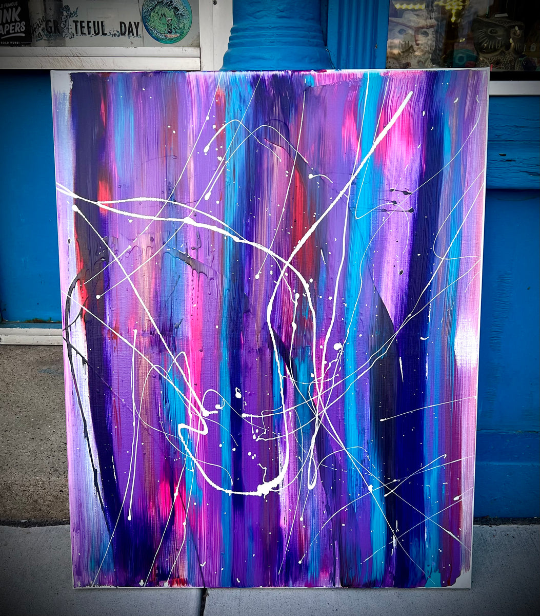24X30 Abstract Painting by Todd Dechaine – Happy Trails Inc & Joe's ...