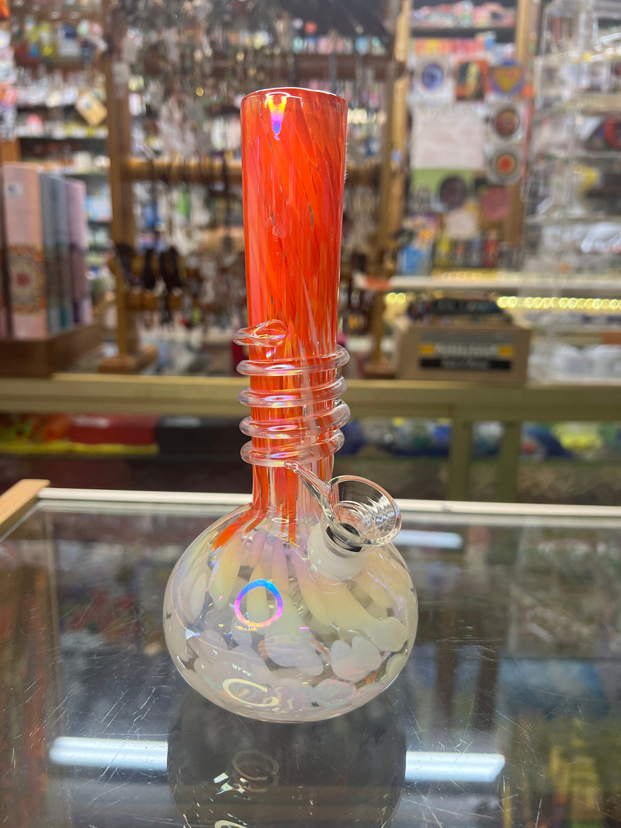 8" Bottom Heavy w/ Wrap Soft Glass Waterpipe – Happy Trails Inc & Joe's ...