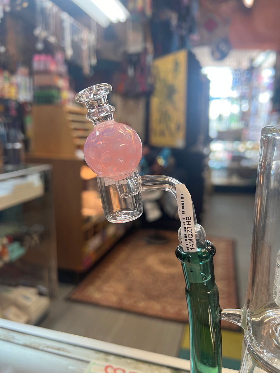 Pink Honeycomb Bubble Carb Cap – Happy Trails Inc & Joe's Smoke Shop