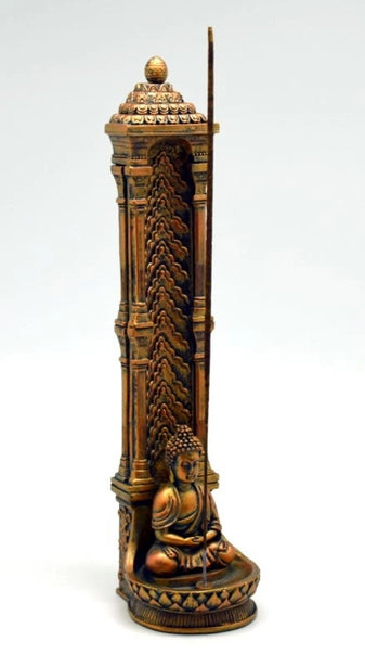 Buddha Tall Copper Incense Burner – Happy Trails Inc & Joe's Smoke Shop