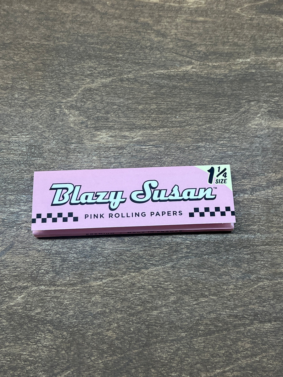 Blazy Susan 1 1/4 Pink Rolling Papers – Happy Trails Inc & Joe's Smoke Shop