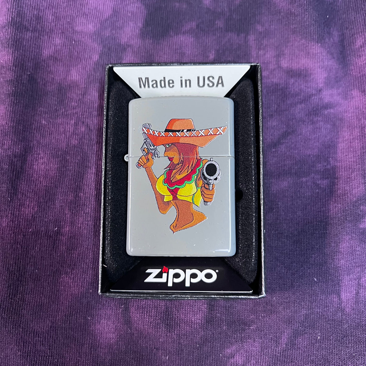Sombrero Babe Zippo Lighter – Happy Trails Inc & Joe's Smoke Shop