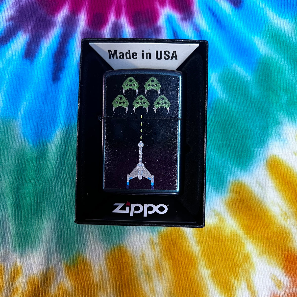 Starship Shooting Aliens Zippo Lighter – Happy Trails Inc & Joe's Smoke ...