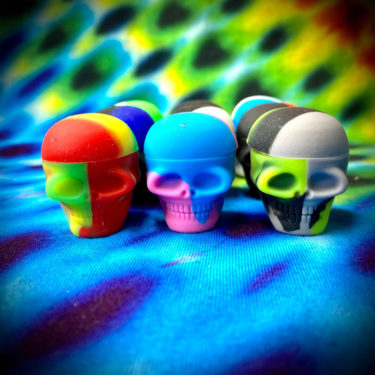 1" Skull Silicone Container – Happy Trails Inc & Joe's Smoke Shop