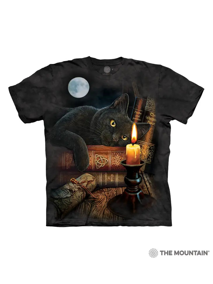 The Mountain-The Witching Hour(Black Cat)-Adult Unisex Tee – Happy ...